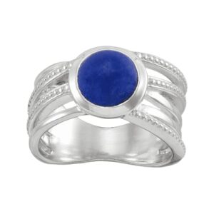 silpada 'truly blue' sterling silver lapis lazuli ring, size 7, size 7