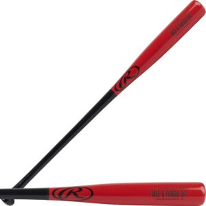 rawlings | maple training fungo bat | baseball/softball | 34” | infield | black/red