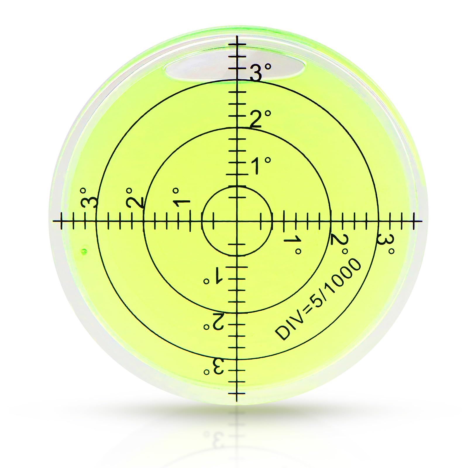 Golf Green Reader Pro Putt Golf Ball Marker Round Bubble Level High Precision Golf Putting Aid Putting Green 66x12mm