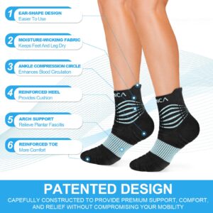 NEENCA Medical Compression Socks for Women & Men Circulation, Ankle Compression Stockings for Pain Relief, Plantar Fasciitis, Swelling, Neuropathy, Runner, Nurses, Travel, Pregnancy, Flying,20-30 mmHg