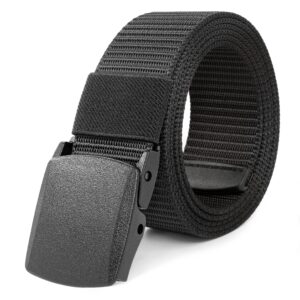 lxmy work belts for men,belts for men,adjustable nylon canvas fabric golf belt,no metal buckle, fast pass through the airport security,suitable for work and travel