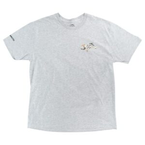 gloomis fishing g. loomis woodlands tee - gray, 2x [gteemelwood2xgy]