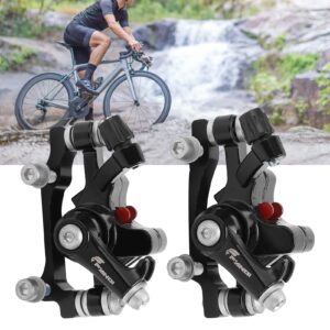 Front Rear Disc Brake Calipers, Mountain Bike Aluminum Alloy Disc Brake Road Bicycle Brake Calipers Bicycle Accessory(Front)