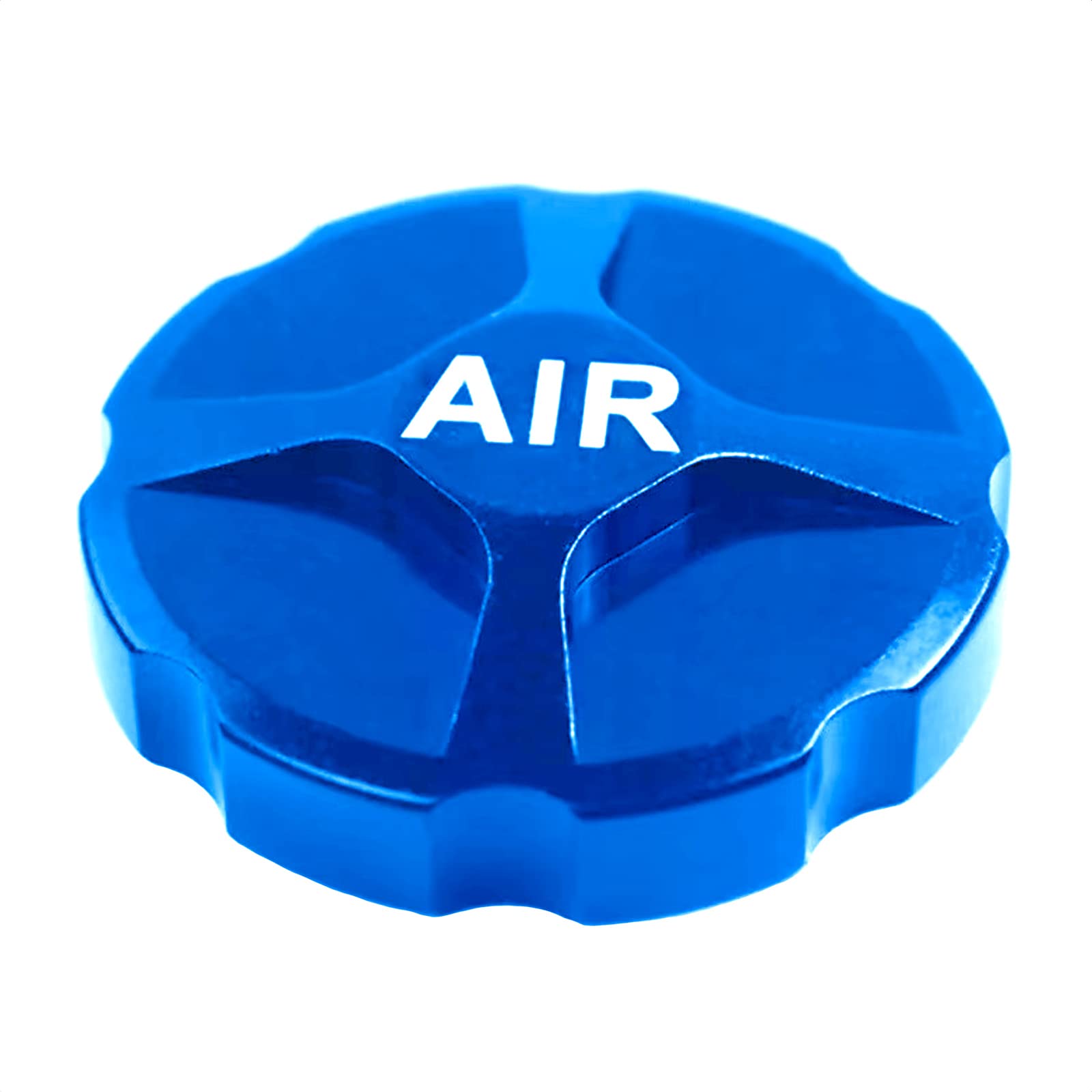 ALEOED Bicycle Front Fork Cover Suspension Cap Air Gas Shoulder Cover Aluminum Alloy Protector Parts for Mountain Bike Road Bike MTB(Blue)