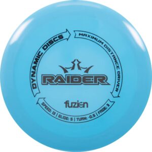 dynamic discs biofuzion raider distance driver golf disc [colors may vary] - 173-176g