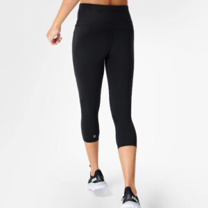 Sweaty Betty Womens Bum Sculpting Power Cropped Workout Leggings with Side and Back Pocket Size S Black