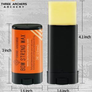 THREE ARCHERS Archery Bowstring Wax Recurve Bow Wax Pure Natural Beeswax