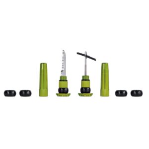 muc-off stealth tubeless puncture plug bicycle tool tubeless tire puncture repair green 3.5 inches (8.9 cm)