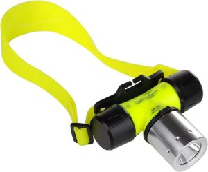 luxnovaq underwater flashlight for diving super bright 1800 lumens led diving headlamp, ipx8 waterproof scuba dive light 3 modes snorkeling diving flashlight dive torch for underwater sports