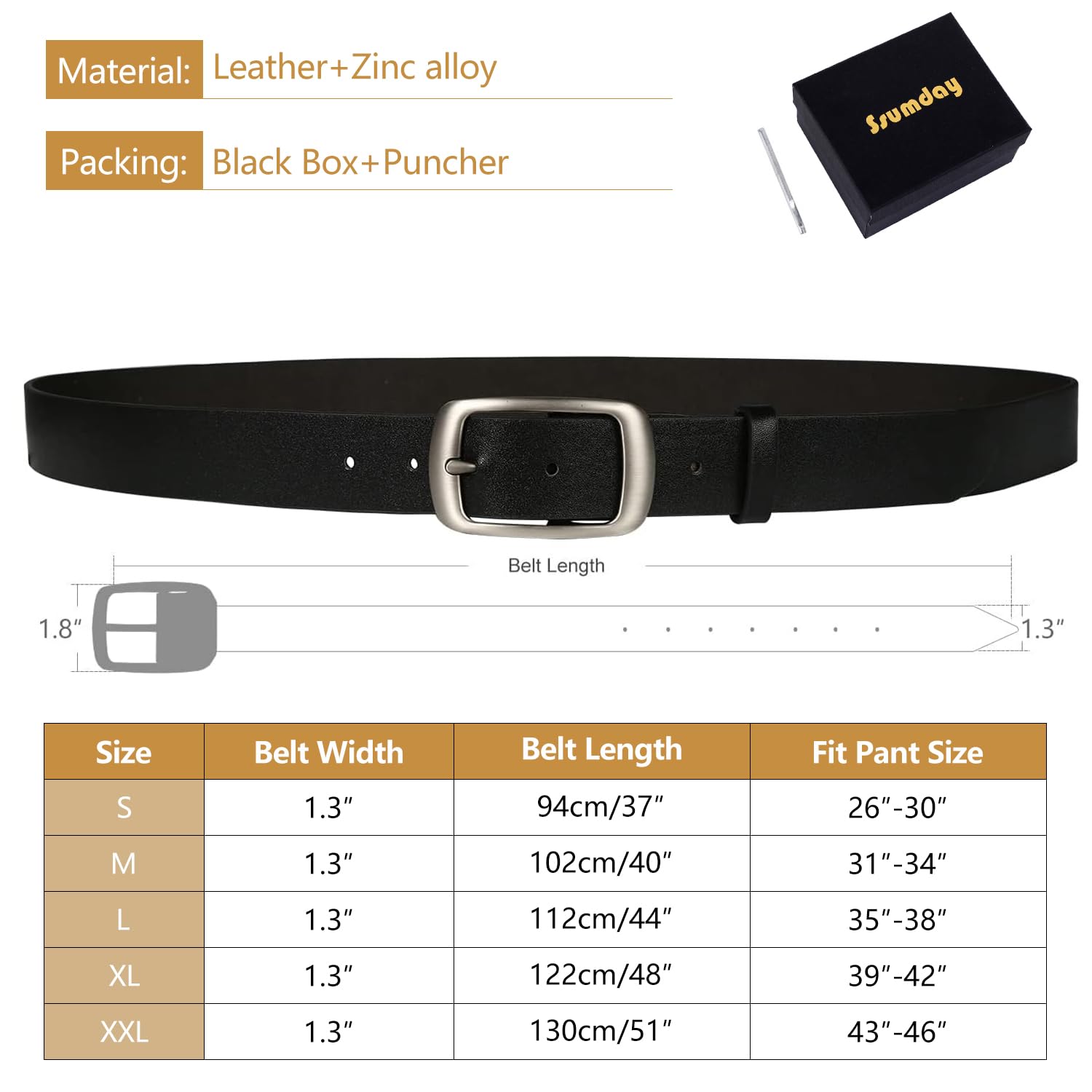 Ssumday 2 Pack Women's Womens Girl Female Ladies Black Brown Waist Leather Belts for Jeans Pants Dress Dresses with Fashion Pin Buckle(RZKBR-M)