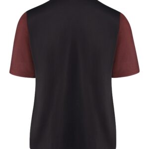 Red Kap Women's Airflow Cook Shirt with Oilblok, Merlot Heather with Black Mesh, Large