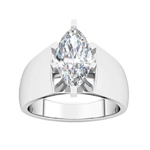 jenelia jewelers 2.60 ct marquise cut solitaire diamond engagement wedding ring for women solid 925 sterling silver cubic zirconia cz jewelry (8)