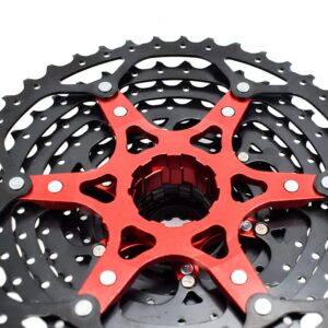 VG SPORTS 11 Speed Bicycle Cassette 11-40T/11-42T/11-46T/11-50T/11-52T, Lightweight Aluminum Split Cassette, CNC Integrated Hollow, for Mountain Bike…