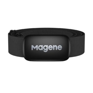 magene h64 heart rate monitor, heart rate sensor chest strap, protocol ant+/bluetooth, compatible with ios/android apps (new h64)