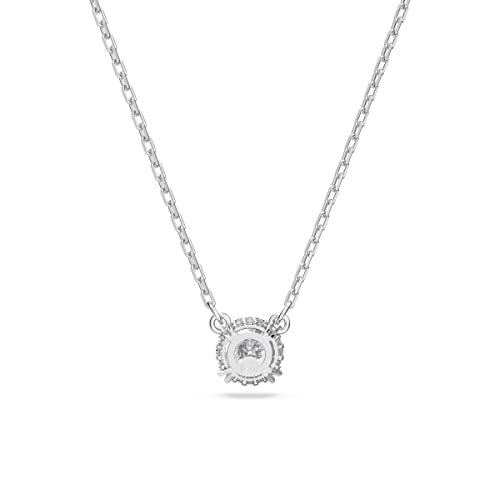 SWAROVSKI Constella Pendant Necklace, White Crystals on a Rhodium Finish Setting, Part of the Constella Collection