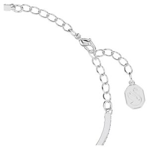 Swarovski Ortyx bracelet, Triangle cut, White, Rhodium plated