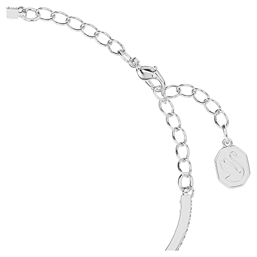 Swarovski Ortyx bracelet, Triangle cut, White, Rhodium plated