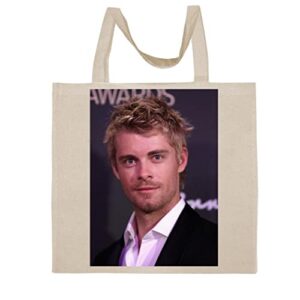 fc carino luke mitchell - a nice graphic cotton canvas tote bag fca #fcag741176