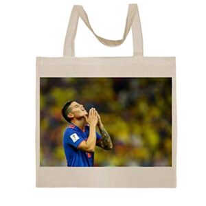 fc carino james rodriguez - a nice graphic cotton canvas tote bag fca #fcag1584770