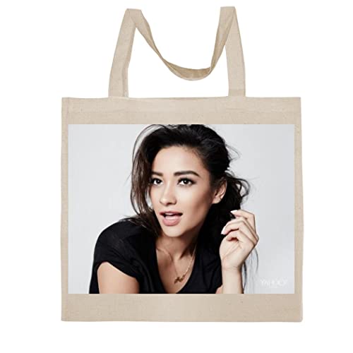 FC Carino Shay Mitchell - A Nice Graphic Cotton Canvas Tote Bag FCA #FCAG763860