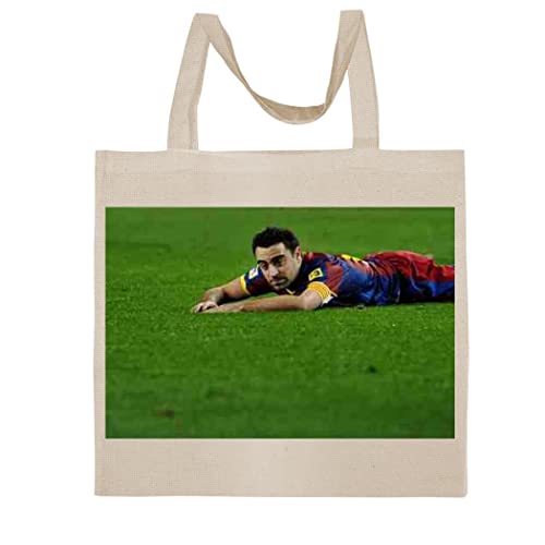 FC Carino Xavi Hernandez - A Nice Graphic Cotton Canvas Tote Bag FCA #FCAG698931