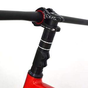 FOMTOR Bike Stem Riser, MTB Handlebar Risers Fork Stem Extender for 1-1/8" 28.6mm Fork Mountain Bike, Road Bike, MTB BMX, 210mm