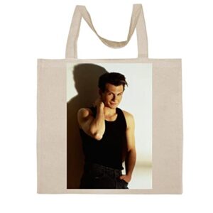 fc carino christian slater - a nice graphic cotton canvas tote bag fca #fcag556572