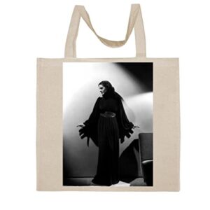 fc carino norma shearer - a nice graphic cotton canvas tote bag fca #fcag310268