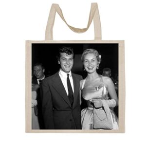 fc carino tony curtis - a nice graphic cotton canvas tote bag fca #fcag311935