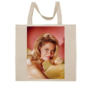 fc carino elizabeth montgomery - a nice graphic cotton canvas tote bag fca #fcag835890