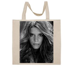 fc carino kate mara - a nice graphic cotton canvas tote bag fca #fcag386010