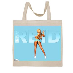 fc carino amy reid - a nice graphic cotton canvas tote bag fca #fcag332910