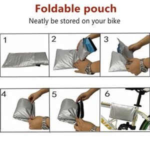 Bike Covers, Outdoor Waterproof Bicycle Covers with Lock Hole for Mountain Road Electric Bikes