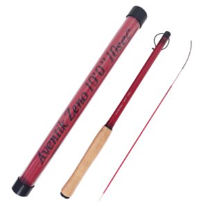 aventik zeno s2-glass tenkara rod(10'0'' 10sec, berry red)