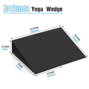 Linhoo Foam Wedge Slant Board - 2 Pcs Calf Stretcher for Yoga, Squats and Physical Therapy