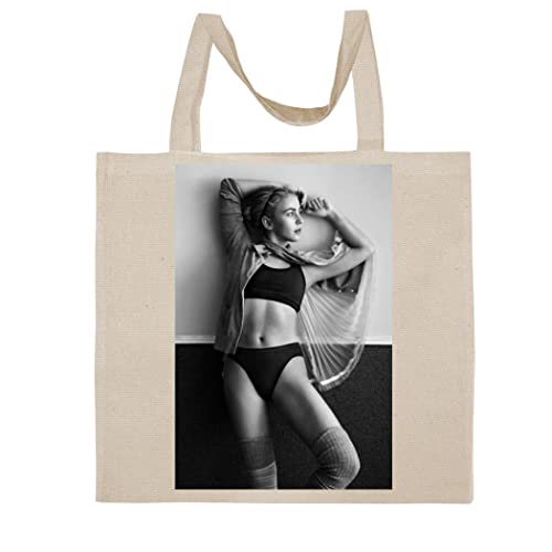 FC Carino Julianne Hough - A Nice Graphic Cotton Canvas Tote Bag FCA #FCAG777232