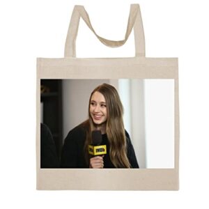 taissa farmiga - a nice graphic cotton canvas tote bag fca #fcag1216324