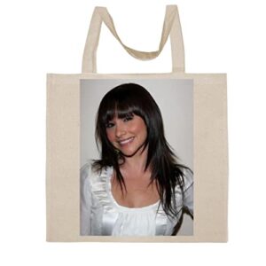 fc carino danielle harris - a nice graphic cotton canvas tote bag fca #fcag252270