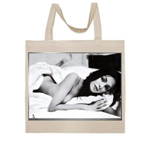 moran atias - a nice graphic cotton canvas tote bag fca #fcag20113