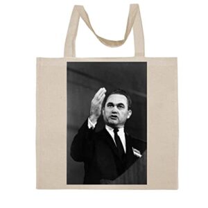 fc carino george wallace - a nice graphic cotton canvas tote bag fca #fcag720407