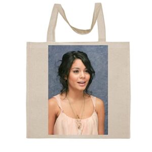 fc carino vanessa anne hudgens - a nice graphic cotton canvas tote bag fca #fcag565234