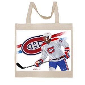 fc carino pk subban - a nice graphic cotton canvas tote bag fca #fcag689994