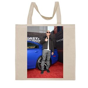 fc carino vin diesel - a nice graphic cotton canvas tote bag fca #fcag1129980