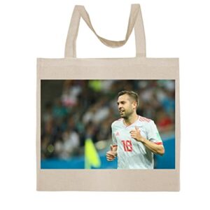 fc carino jordi alba - a nice graphic cotton canvas tote bag fca #fcag1586251