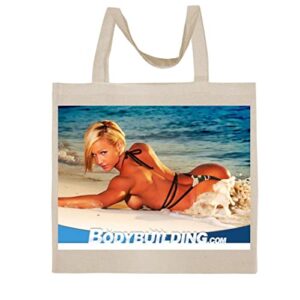 fc carino jamie eason - a nice graphic cotton canvas tote bag fca #fcag337505