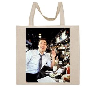 jimmy fallon - a nice graphic cotton canvas tote bag fca #fcag446153