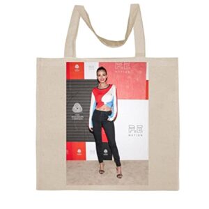 fc carino victoria justice - a nice graphic cotton canvas tote bag fca #fcag2372260