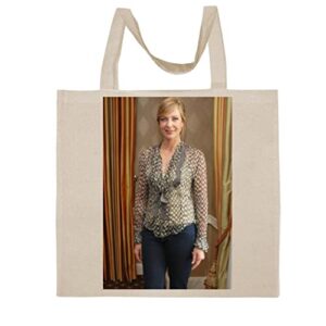 fc carino allison janney - a nice graphic cotton canvas tote bag fca #fcag605648