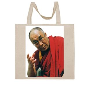 fc carino the dalai lama - a nice graphic cotton canvas tote bag fca #fcag747494