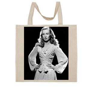 fc carino veronica lake - a nice graphic cotton canvas tote bag fca #fcag312059